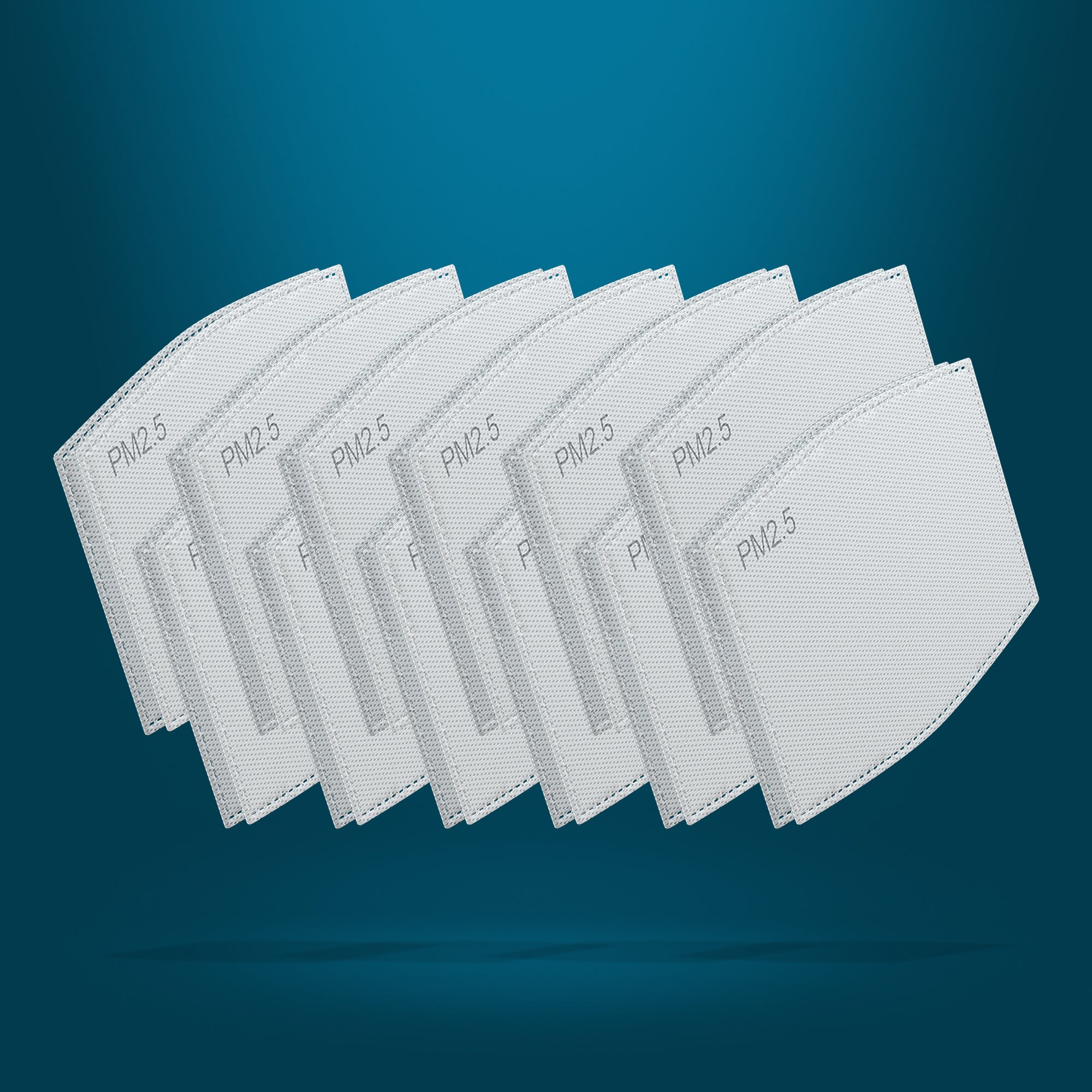 5 layers Filters PM2.5 (2/Bag) x 12 - Ideal for Reusable face masks ...