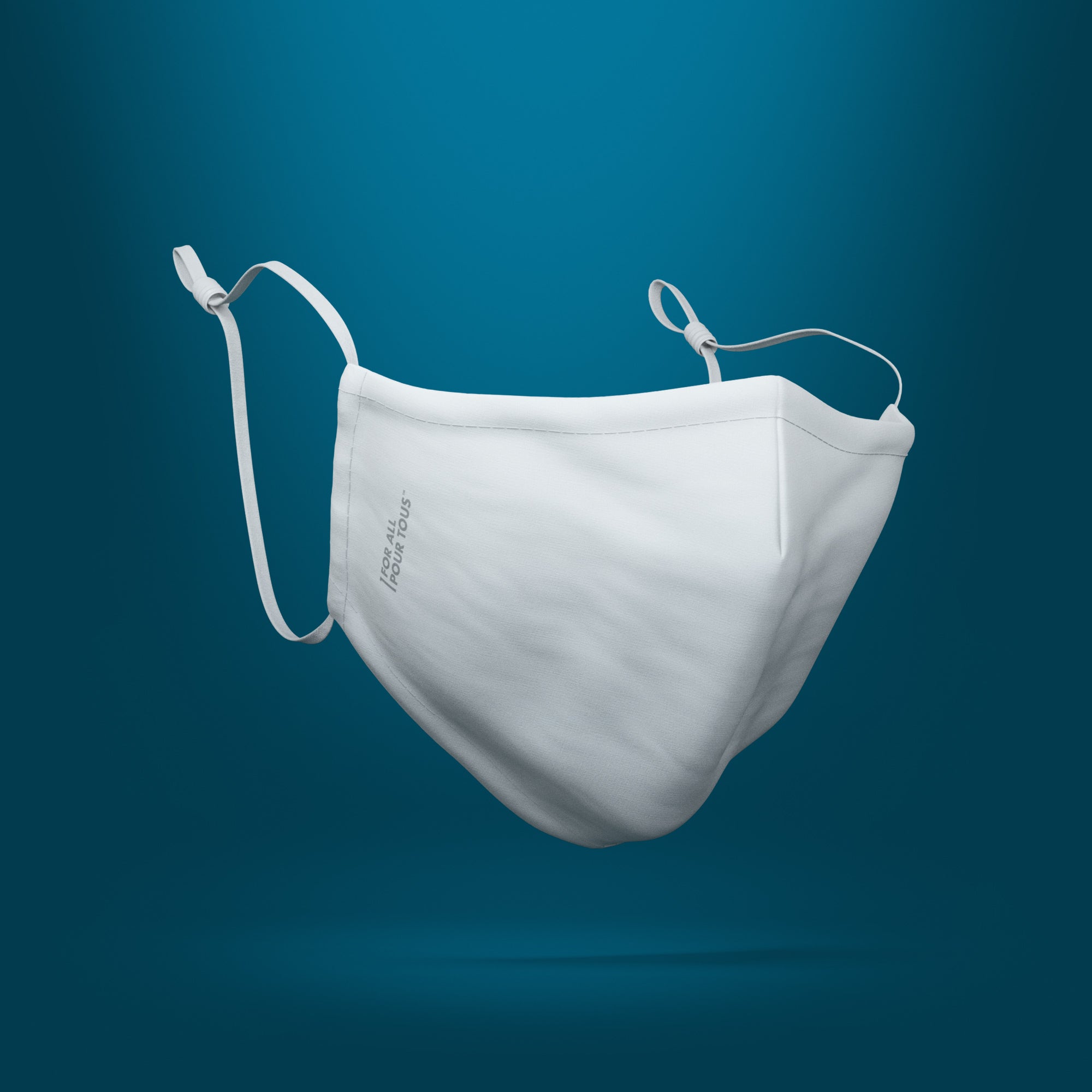 1ForAll Reusable Face Mask 100% Cotton Snow White – 1 FOR ALL